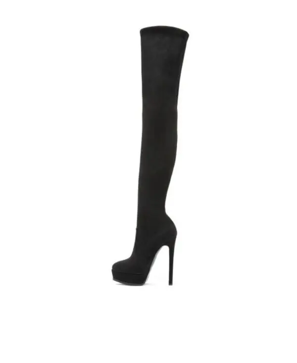 Casadei Flora Platform Over-the-knee Stiletto Boots