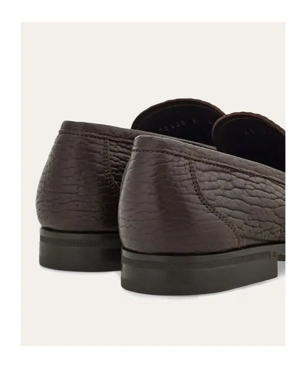 FERRAGAMO Gancini Loafers - Black