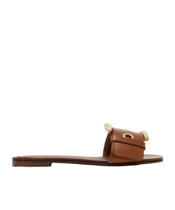 Dolce & Gabbana Buckled Flat Sandals