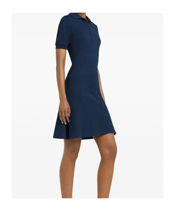 COURREGES Polo Collar Mini Dress