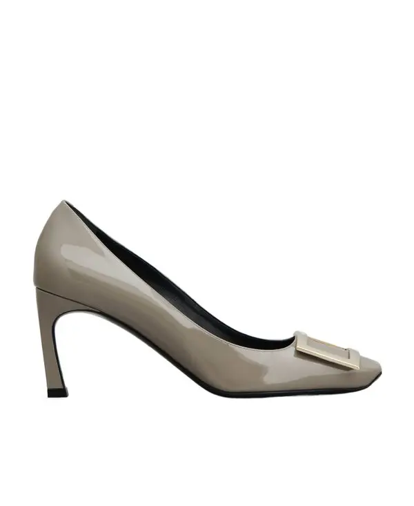 ROGER VIVIER Trompette Buckle Pumps - Beige