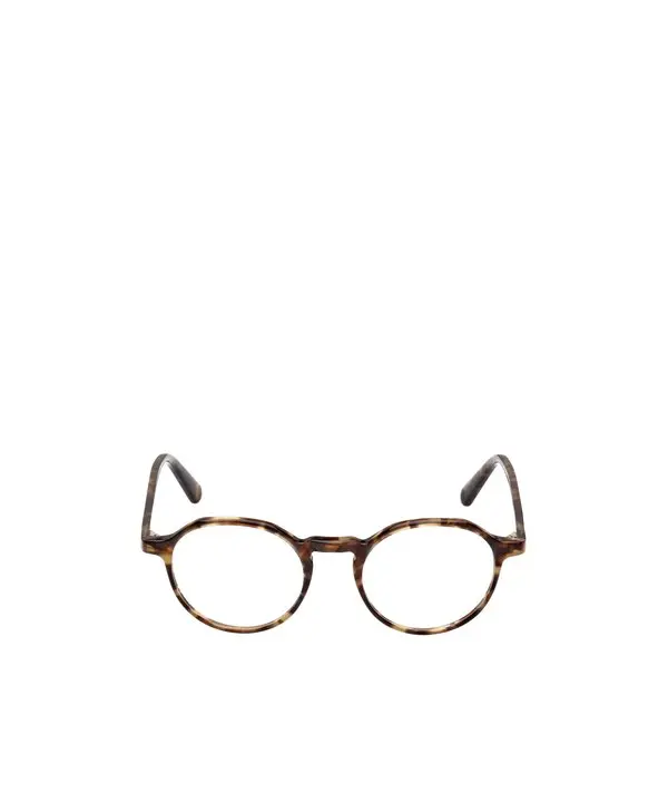 Moncler Round Frame Eyeglasses - Black
