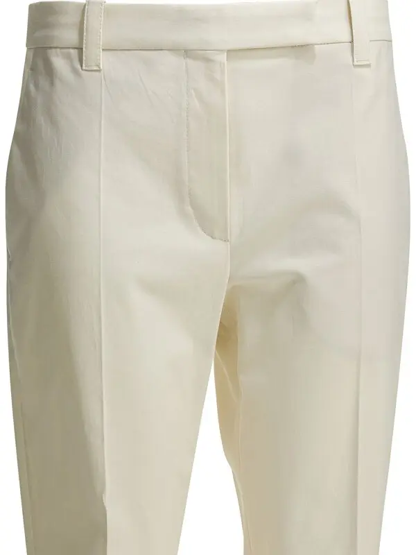 Brunello Cucinelli Tailored Belt-loop Trousers - Nude
