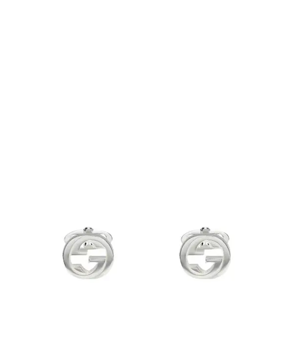 Gucci Interlocking Cufflinks - White