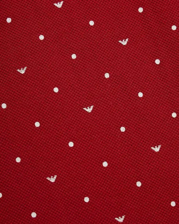 Emporio Armani Logo Polo Shirt - Red