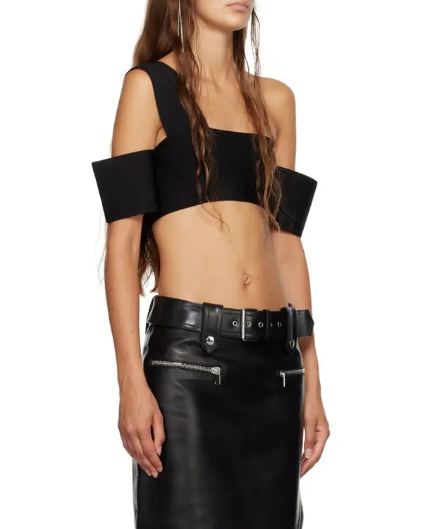 Alexander McQueen Off-shoulder Strapped Top