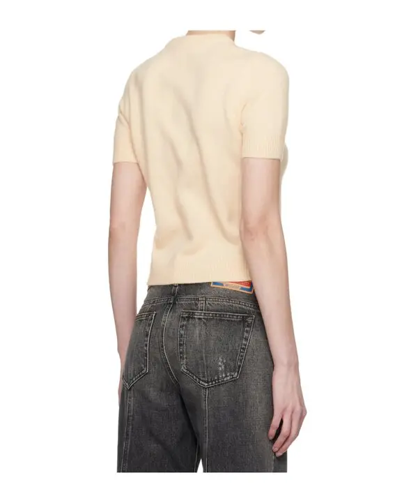 DIESEL® M-aragrin-ss Knitted Top - Beige