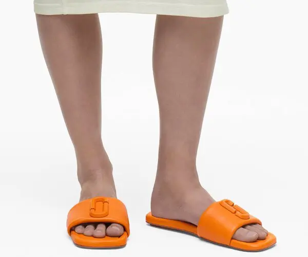 Marc Jacobs Logo Slides - Orange