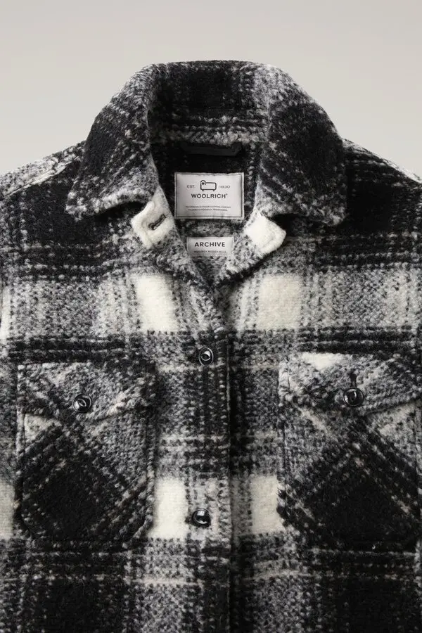 Woolrich Checked Belted Coat
