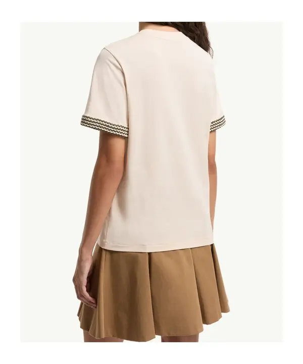 Moncler Logo Patch Crewneck T-shirt