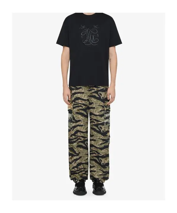 Givenchy Tiger Camouflage Cargo Pants