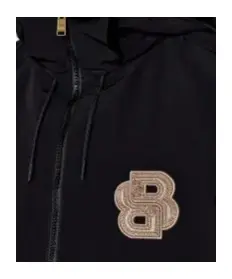 Hugo Boss Casual Zip-up Jacket With Drawstring Hood