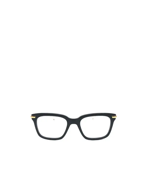Thom Browne Rectangular Frame Eyeglasses - Black