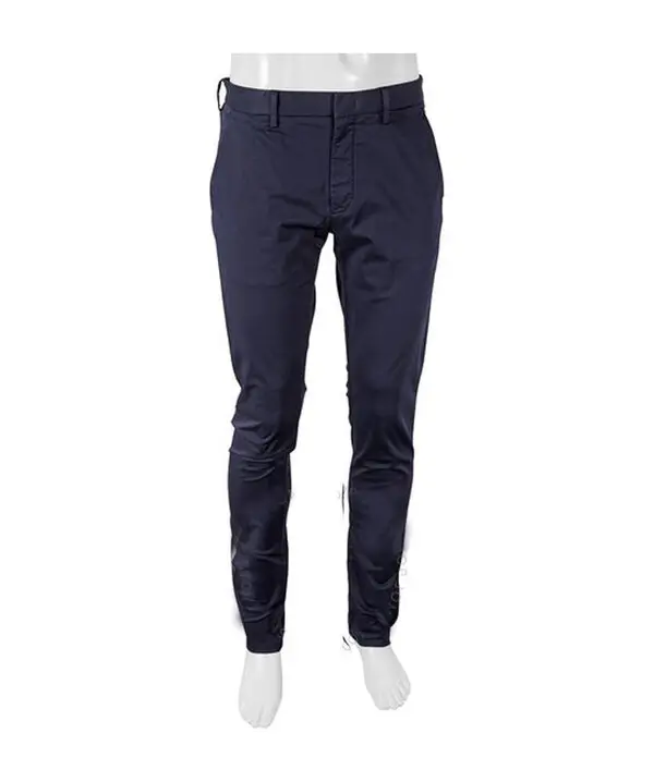 Zegna Logo Detail Casual Pants - Black