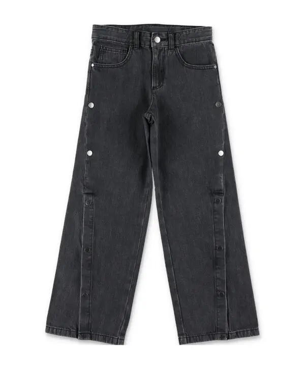 Stella McCartney Wide Leg Jeans With Button Detail