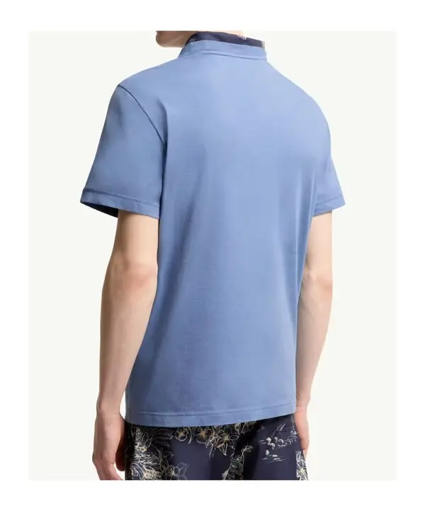 Moncler Logo Patch T-shirt - Blue