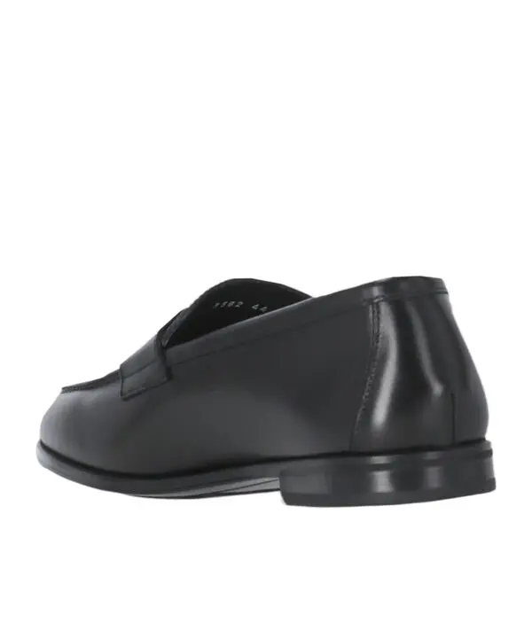 DOUCAL'S Almond Toe Loafers With Logo Detail