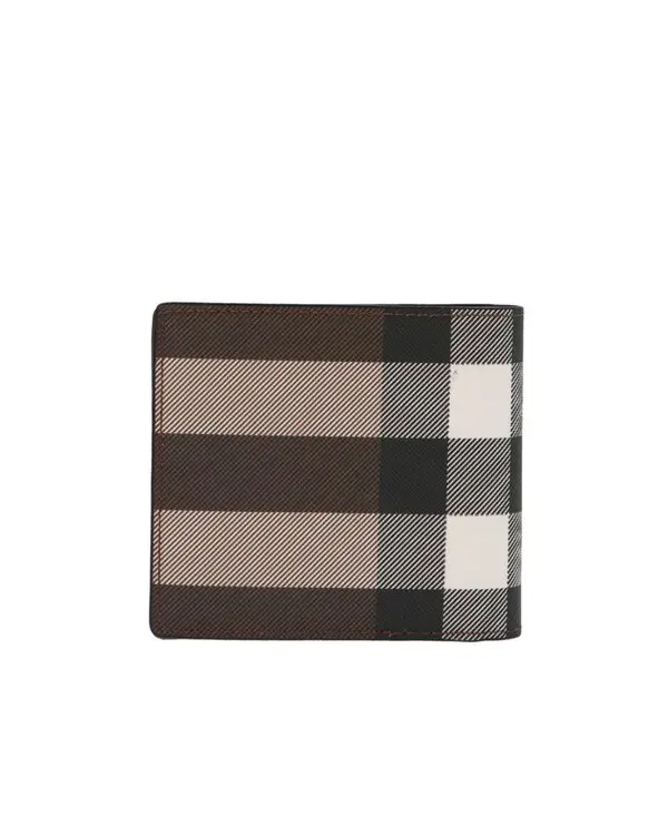 Burberry Checked Bifold Wallet