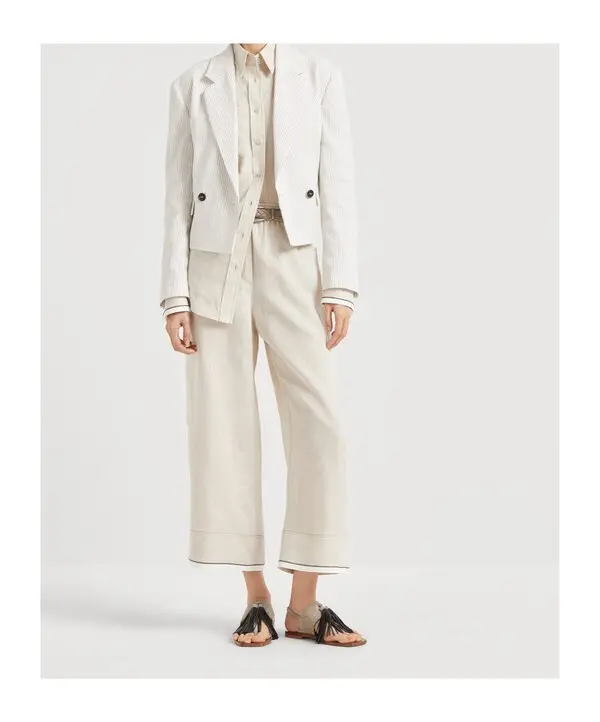 Brunello Cucinelli Contrast Stitched Shirt