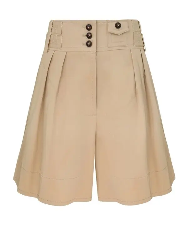 Zimmermann Rebellion Cargo Shorts - Beige