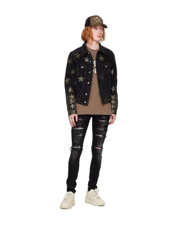 Amiri Distressed Skinny Jeans