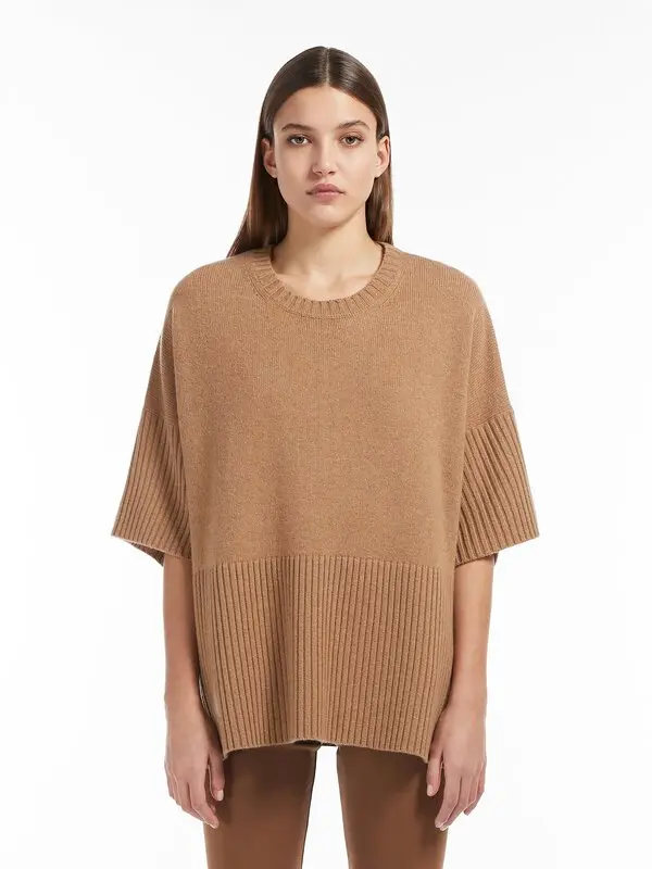 Max Mara Oversized Crewneck Knit T-shirt