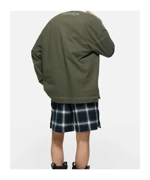 Acne Studios Graphic Printed Long Sleeved Polo Shirt - Green