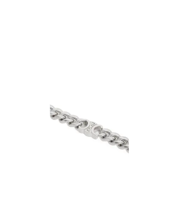Celine Triomphe Gourmette Bracelet In Brass