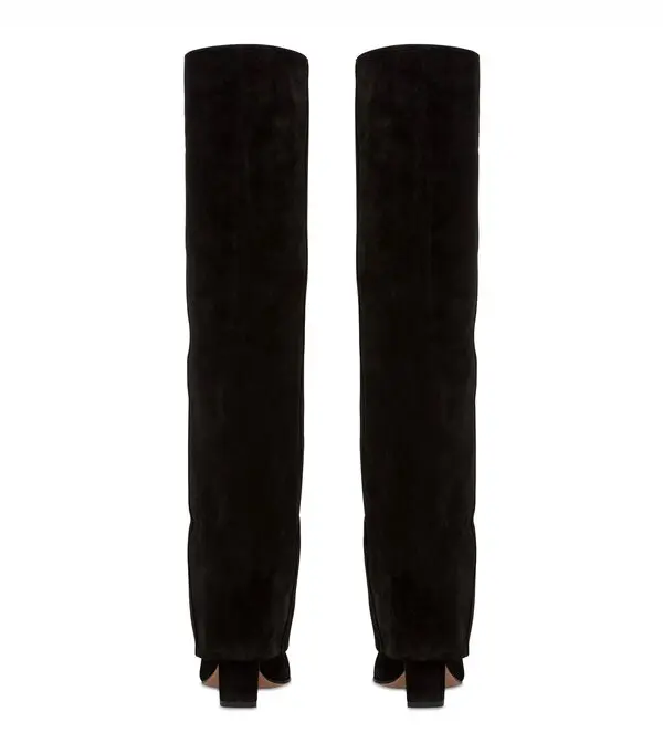 Paris Texas Knee-high Boots With Chunky Heel - Black