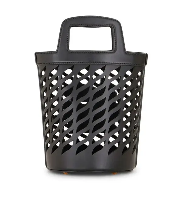 Etro Coffa Cut-out Bucket Bag - Black
