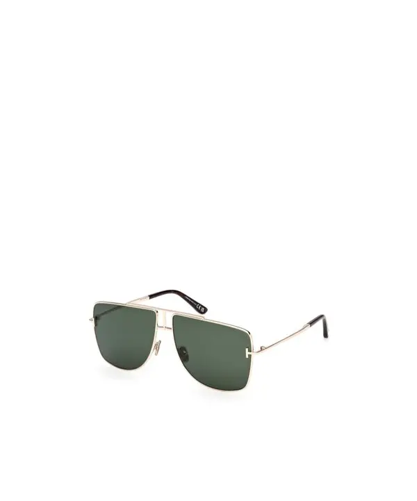 TOM FORD Aviator Frame Sunglasses - Green