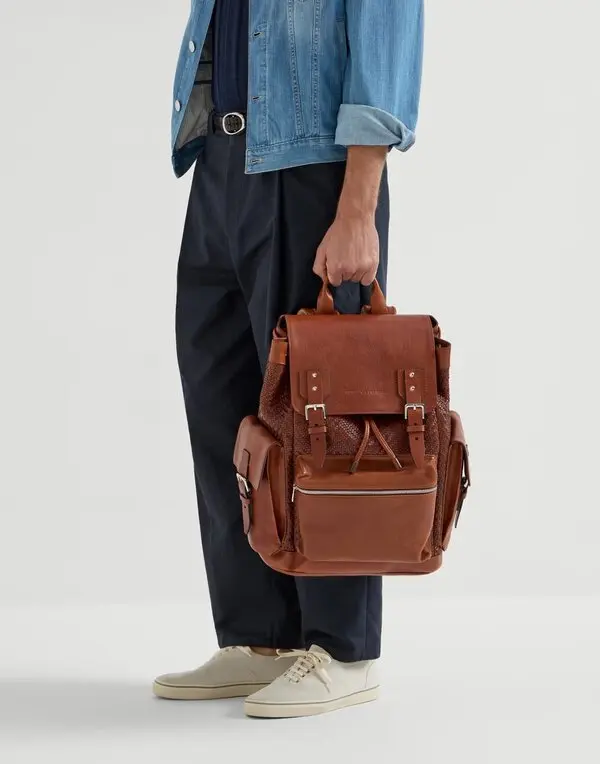 Brunello Cucinelli Buckle Fastened City Backpack