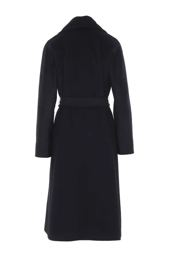 Max Mara Euclide Belted Long-sleeved Coat