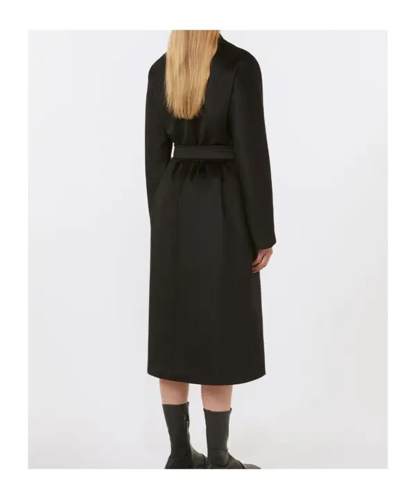 Max Mara Euclide Belted Long-sleeved Coat