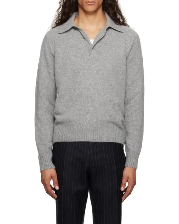 TOM FORD Long-sleeved Seamless Polo Shirt