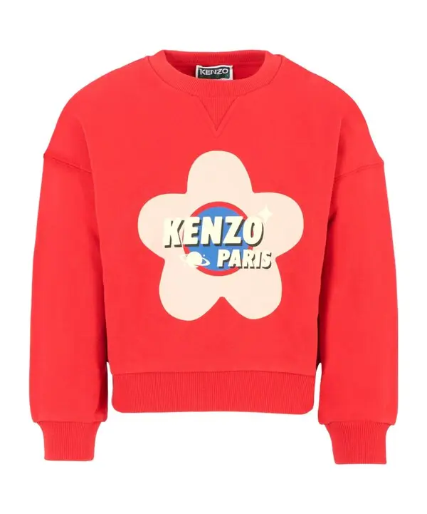 Kenzo Floral Print Crewneck Sweatshirt