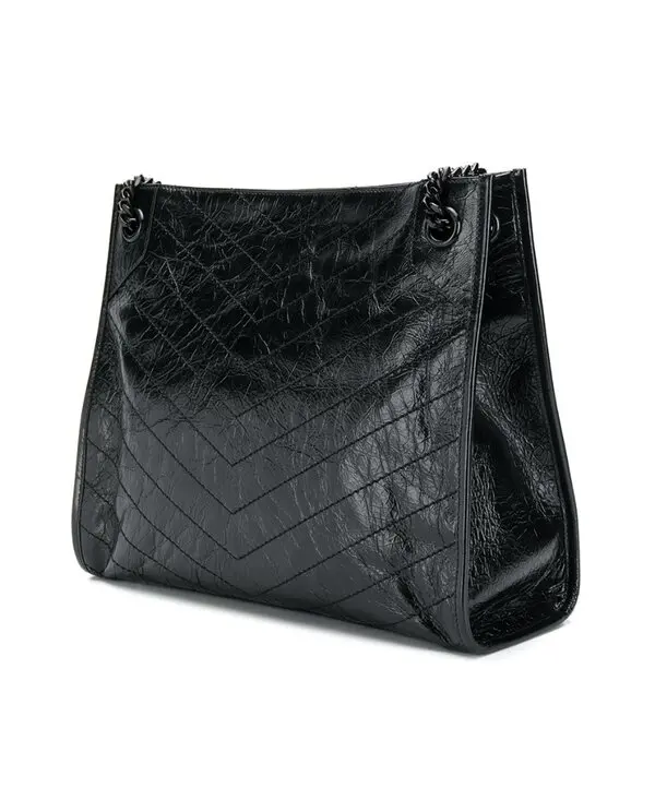 Saint Laurent Niki Logo Plaque Shoulder Bag