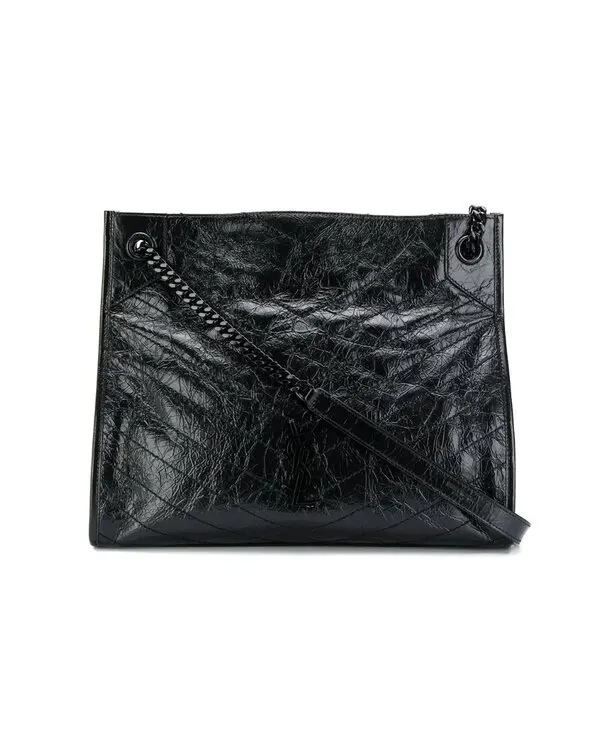 Saint Laurent Niki Logo Plaque Shoulder Bag