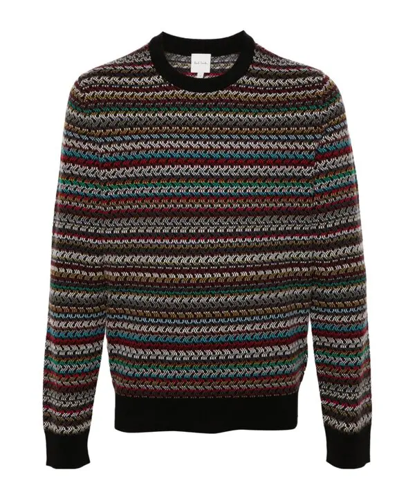 Paul Smith Pattern Intarsia Knitted Jumper