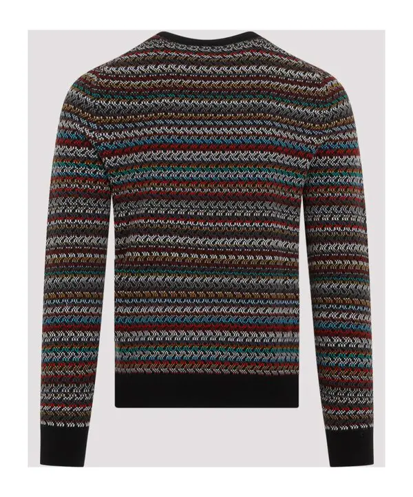 Paul Smith Pattern Intarsia Knitted Jumper