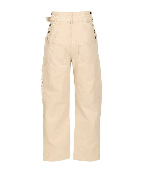 Isabel Marant Étoile Belted High Waisted Loose Fit Cargo Pants