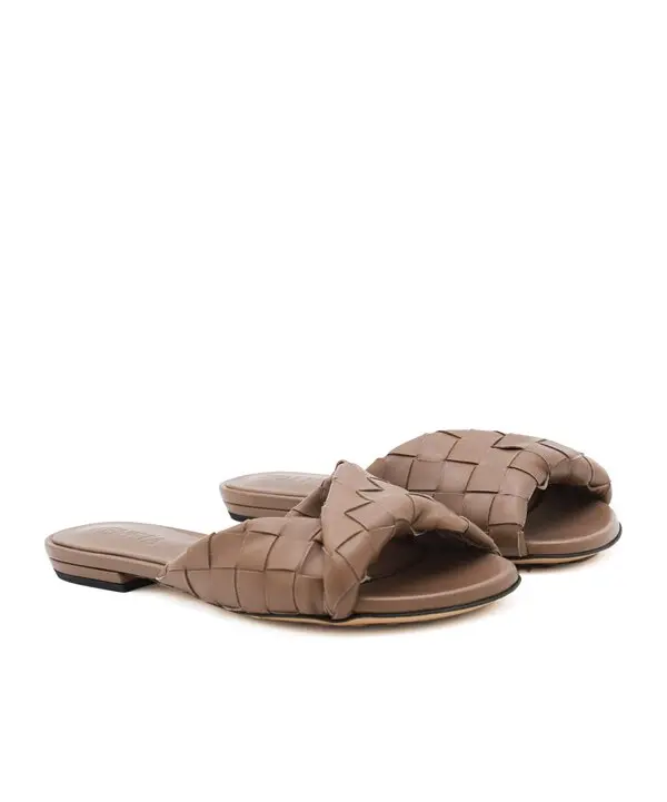 Bottega Veneta Blink Intrecciato Sandals