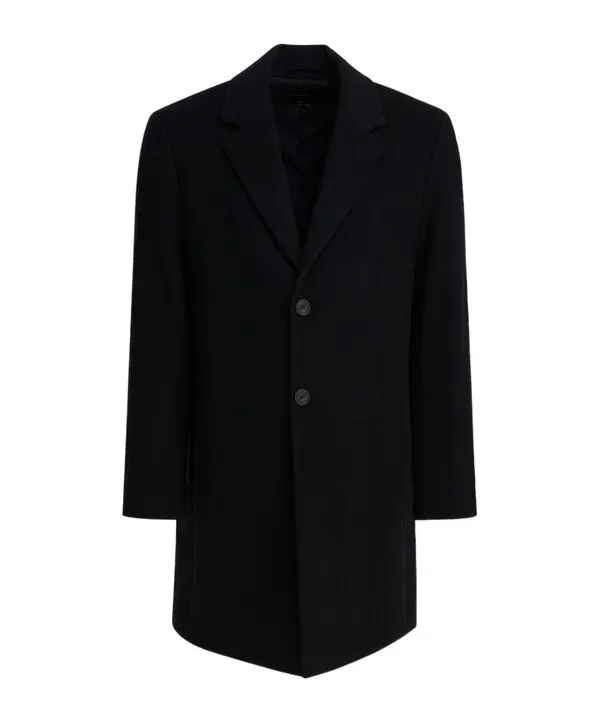 Vince Italian Wool Blend Coat - Black