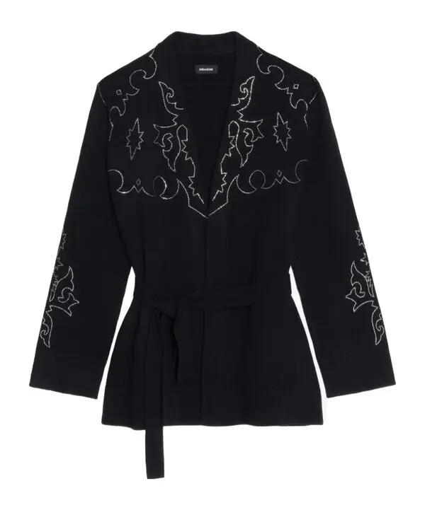 Zadig&Voltaire Embellished Knit Cardigan