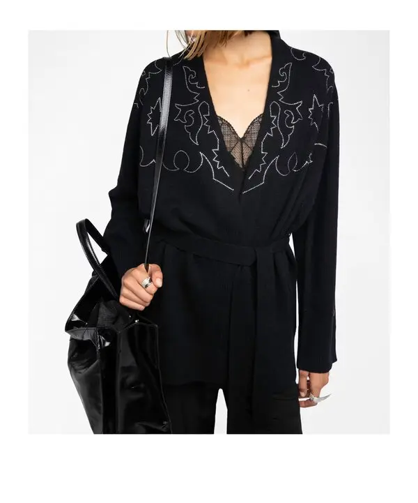 Zadig&Voltaire Embellished Knit Cardigan