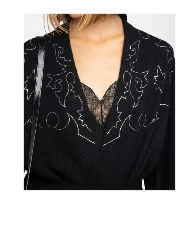 Zadig&Voltaire Embellished Knit Cardigan