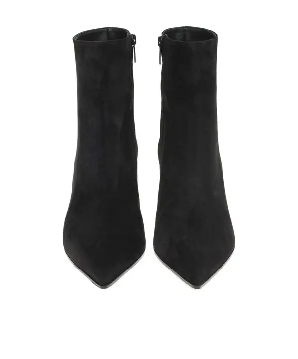 GIANVITO ROSSI Pointed Toe Zip Up Ankle Boots