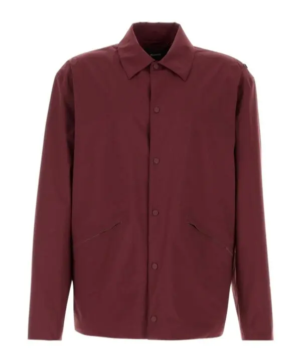 Herno Long Sleeved Buttoned Shirt - Red