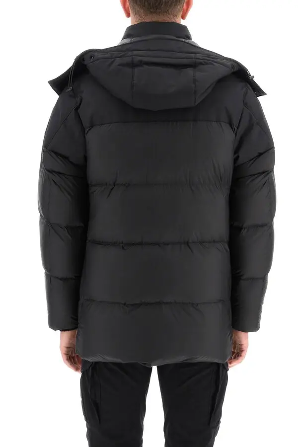 C.P. COMPANY Hooded Down Puffer Jacket - Black