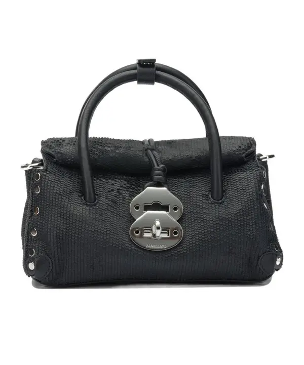 ZANELLATO Baby Dotta Top Handle Bag - Black